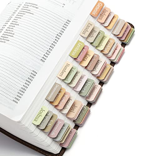 Mr. Pen- Bible Tabs, 75 Tabs, Boho Theme, Laminated Bible Tabs for Women and Men, Bible Tabs for Study Bible, Bible Index Tabs, Bible Book Tabs, Bible Labels Tabs, Mr Pen Bible Tabs