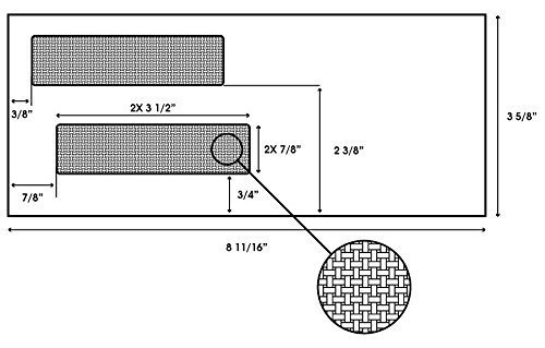 500 Self Seal Double Window Security Envelopes Designed for QuickBooks Checks - Computer Printed Checks - 3 5/8 X 8 11/16 (Not for Invoices)