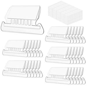 file folder tabs, paxcoo 50 sets hanging file folder labels tabs and inserts for hanging folders