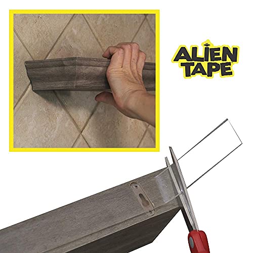 Alientape 4 Rolls Nano Double-Sided Tape, Multipurpose Removable Adhesive Transparent Grips - Washable Strong Sticky Heavy Duty for Carpet Photo Frame Poster Decor As Seen On TV