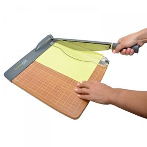 Westcott ‎15106 TrimAir 12-Inch Guillotine Paper Cutter, Heavy-Duty Multi-Paper Trimmer with 30 Sheet Capacity