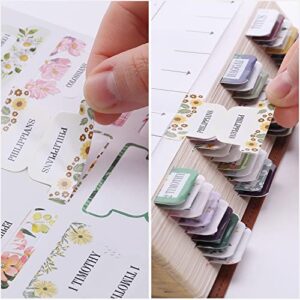 Mr. Pen- Bible Tabs, 121 pcs, Floral Design, Laminated Bible Tabs for Study Bible, Bible Tabs Old and New Testament Bible Book Tabs, Bible Tabs for Women, Tabs for Bible, Bible Index Tabs