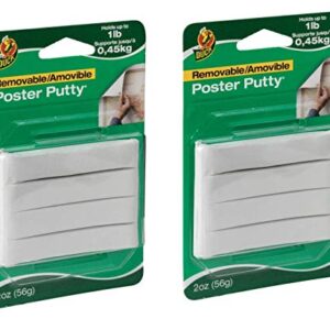 Poster Putty Wht 2oz(2 Pack)