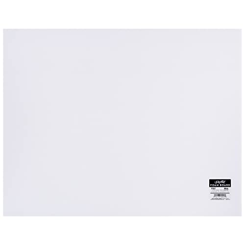 UCreate Foam Board, White, 22" x 28", 5 Sheets