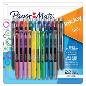 paper mate inkjoy assorted color gel pens