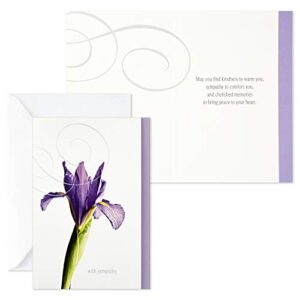 Hallmark Assorted Sympathy Cards (Flowers, 12 Cards and Envelopes)