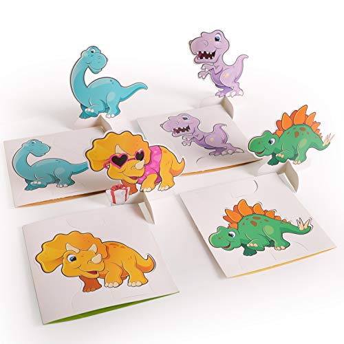 28-Pack Pop Out Dinosaur Valentines Day Cards with Envelopes & Sticker I Valentines Day Cards for Kids School I Valentines Day Gifts for Kids Party Favor I Exchange Valentines Cards for Kids Classroom