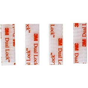 ez pass/i-pass/sunpass/fastlane dual lock adhesive mounting strips 4 strips each 1-1/2 in