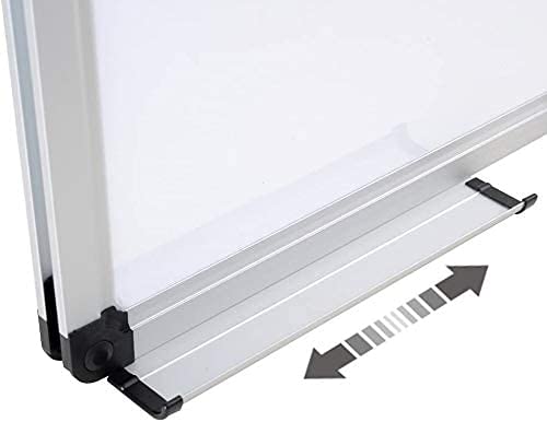 XBoard Magnetic Whiteboard 48 x 36, White Board 4 x 3, Dry Erase Board with Detachable Marker Tray