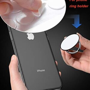 BUSOHA Clear Removable Sticky Adhesive Putty, Reusable Transparent Double-Sided Round Nano Gel Mat for Wall, Metal, Glass, Ceramic, Wood - 350 PCS