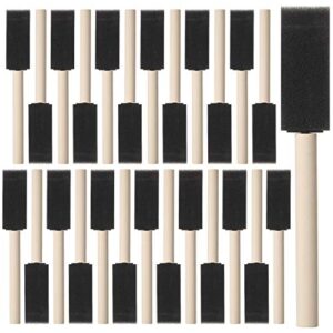 bates- foam paint brushes, 26 pack, 1 inch, sponge brushes, sponge paint brush, foam brushes, foam brushes for painting, foam brushes for staining, paint sponges, foam brushes for mod podge