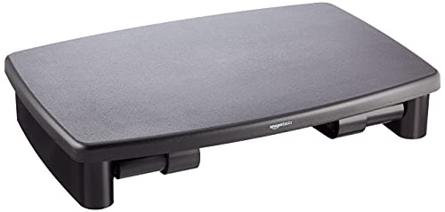 Amazon Basics Adjustable Computer Monitor Riser Desk Stand