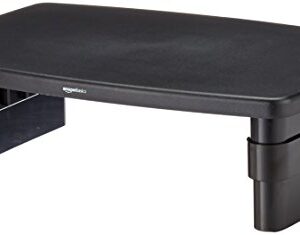 Amazon Basics Adjustable Computer Monitor Riser Desk Stand