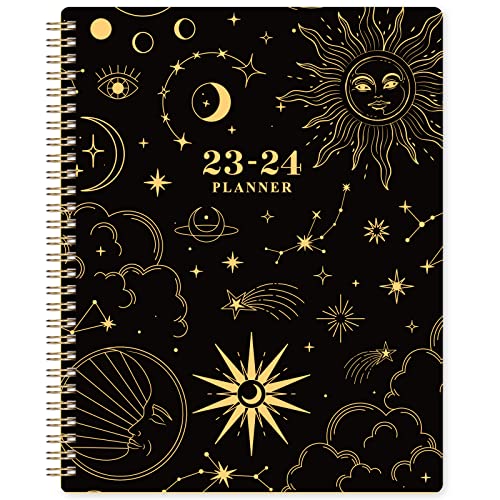 Planner 2023-2024 - July 2023-June 2024, 2023-2024 Weekly & Monthly Planner, 8" x 10", Academic Planner 2023-2024 with Tabs, Sturdy Cover, Thick Paper, Twin-wire Binding