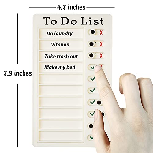 PIQOLA Customized Checklist Board to do List for Kids with Pen DIY Plastic rv Checklist Chore Chart Planner