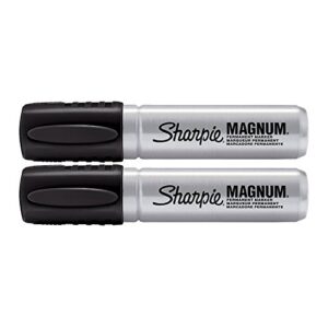 2 Pack Sharpie 44101 Sharpie Magnum Permanent Marker Black