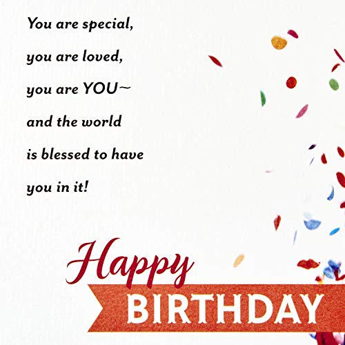 Hallmark DaySpring Religious Birthday Card (Celebrating You)