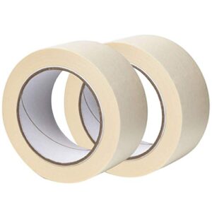 gtse masking tape, 2 inches x 55 yards (164 ft), multi-surface adhesive painting tape, 2 rolls