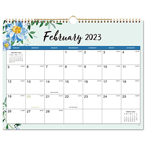 Calendar 2023-2024 - Wall Calendar 2023-2024, January 2023 to June 2024, 14.8 x 11.4 Inches, 18 Months Calendar with Ample Blank Blocks and Julian Dates, Perfect 2023-2024 Calendar for Easy Planning