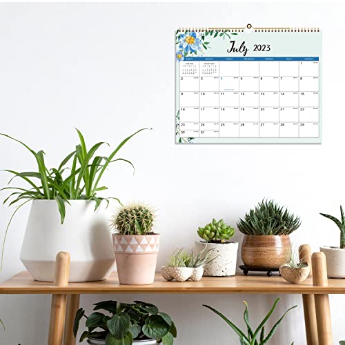 Calendar 2023-2024 - Wall Calendar 2023-2024, January 2023 to June 2024, 14.8 x 11.4 Inches, 18 Months Calendar with Ample Blank Blocks and Julian Dates, Perfect 2023-2024 Calendar for Easy Planning