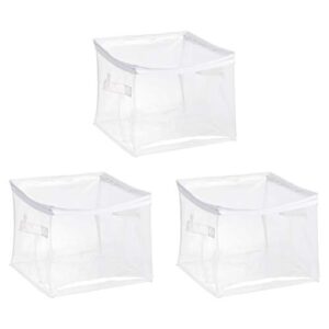 amazon basics clear zippered organizers, 3-pack