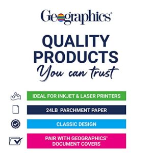 Geographics Optima Gold Blank Award Certificate Paper with Gold Foil Seals, 8.5 x 11", Seal 1.75" (Pack of 25)