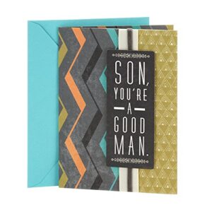 hallmark birthday card for son (good man, great son)