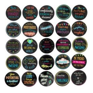 Really Good Stuff Positive Affirmation Chips - 100 Pack with 50 Motivational, Encouragement, Inspirational and Kindness Sayings