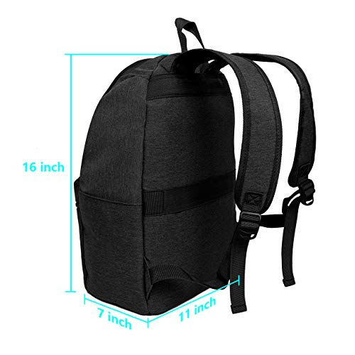 OMOUBOI Casual Daypacks Superbreak Backpack Laptop Backpack for Women & Men Fits Tourism School Business (Black)