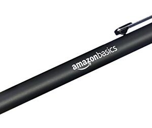 Amazon Basics Retractable Ballpoint Pen - Black, 1.2mm, 12-Pack