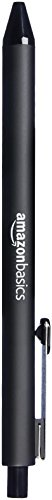 Amazon Basics Retractable Ballpoint Pen - Black, 1.2mm, 12-Pack