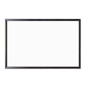 u brands magnetic dry erase board, 23 x 35 inches, black wood frame (311u00-01)