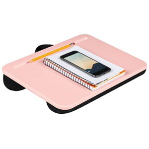 lapgear compact lap desk – rose quartz – fits up to 13.3 inch laptops – style no. 43104