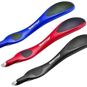 Bostitch Office Bostitch Professional Magnetic Easy Staple Remover Tool, 3 Pack, Black Blue and Red Colors Included, Staple Puller Stick for Office Home & School.