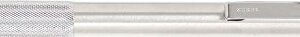 Zebra Pen F-701 Retractable Ballpoint Pen, Stainless Steel Barrel, Fine Point, 0.8mm, Black Ink, 1-Pack