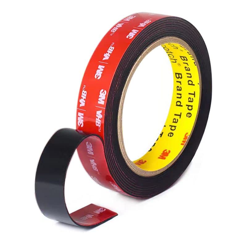 Double Sided Tape,3M VHB Heavy Duty Double Sided Tape,15.4FT Length, 1/2 Inch Width for Car, LED Strip Lights, Home Decor, Office Decor, Made of 3M™ VHB™ Tape (1/2in*15.4FT)