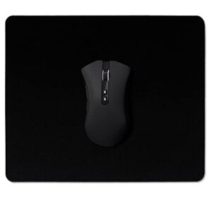 Quality Selection Mouse Pad Superb for Computer & Laptop, Non-Slip Rubber Base Mousepad, Mouse Pads for Home, Office & Gaming 7.75 x 9.25 in, Black