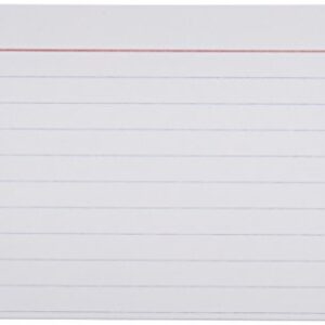 Amazon Basics Ruled Lined Index Cards - 3x5 Inches (10 Packs of 100)