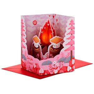 hallmark paper wonder musical pop up valentines day card (s’mores)