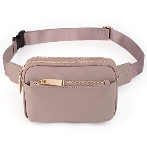 UTO Fanny Pack for Women Men Belt Bag Fashion Designer Chest Waist Packs Hip Bumbags for Outdoors Shopping Workout Traveling Hiking