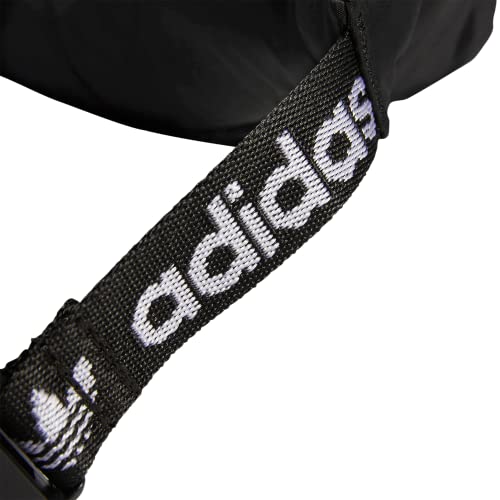 adidas Originals National Waist Fanny Pack-Travel Bag, Black/White, One Size