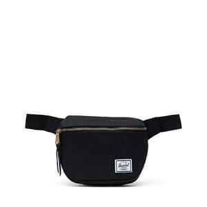 herschel fifteen waist pack, black, 2.0l