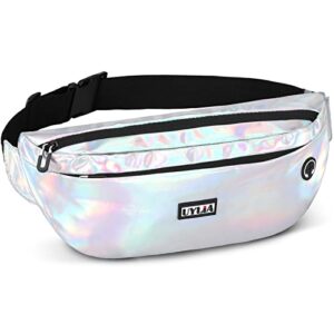 uylia large crossbody fanny pack with 4 zipper pockets for men women,water resistant waist pack, gifts for enjoy sports running hiking traveling workout walking outdoors sport