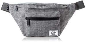 herschel seventeen waist pack, raven crosshatch, 3.5l