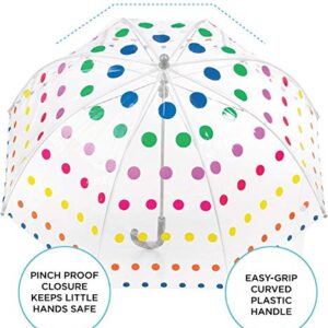 Totes Kids' Bubble Umbrella, Dots