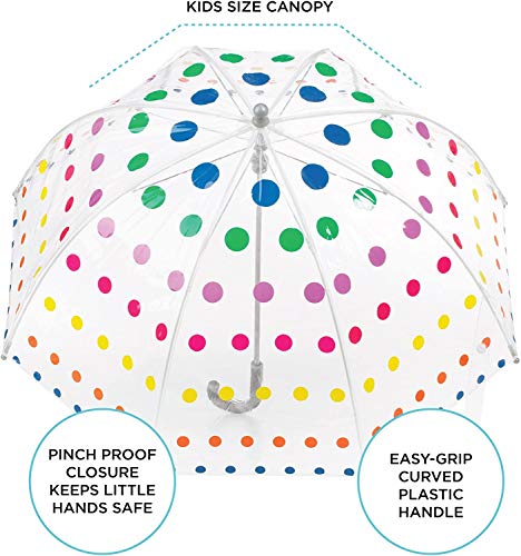 Totes Kids' Bubble Umbrella, Dots