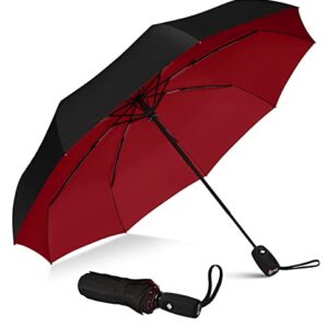 Repel Umbrella Windproof Travel Umbrella - Wind Resistant, Small - Compact, Light, Automatic, Strong Steel Shaft, Mini, Folding and Portable - Backpack, Car, Purse Umbrellas for Rain - Men and Women