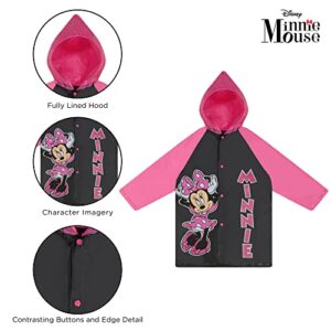 Disney and Slicker, Toddler Or Little Girl Rainwear Ages 2-7 Umbrella, Minnie Mouse Pink, SMALL AGE 2-3 US