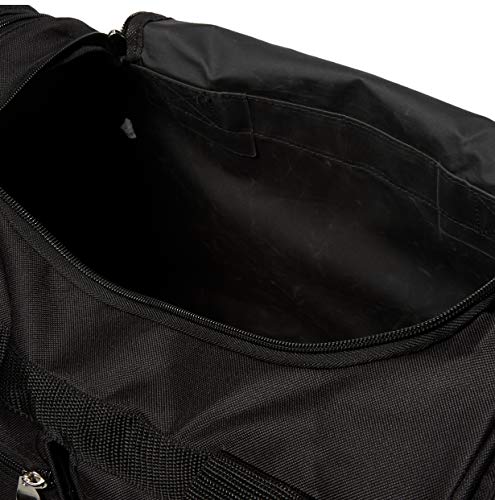 Rockland Duffel Bag, Black, 18.5 in X 10.5 in X 8.5 in