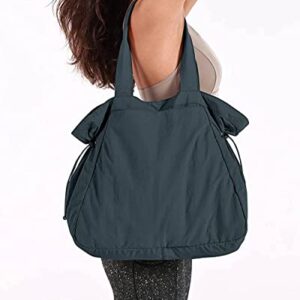 18L Side-Cinch Shopper Bags Lightweight Shoulder Bag Tote Handbag for Shopping Workout Beach Travel